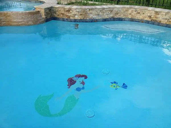Under The Sea Splendor: Crafting Mermaid Mosaics For Pools - Blue Water ...
