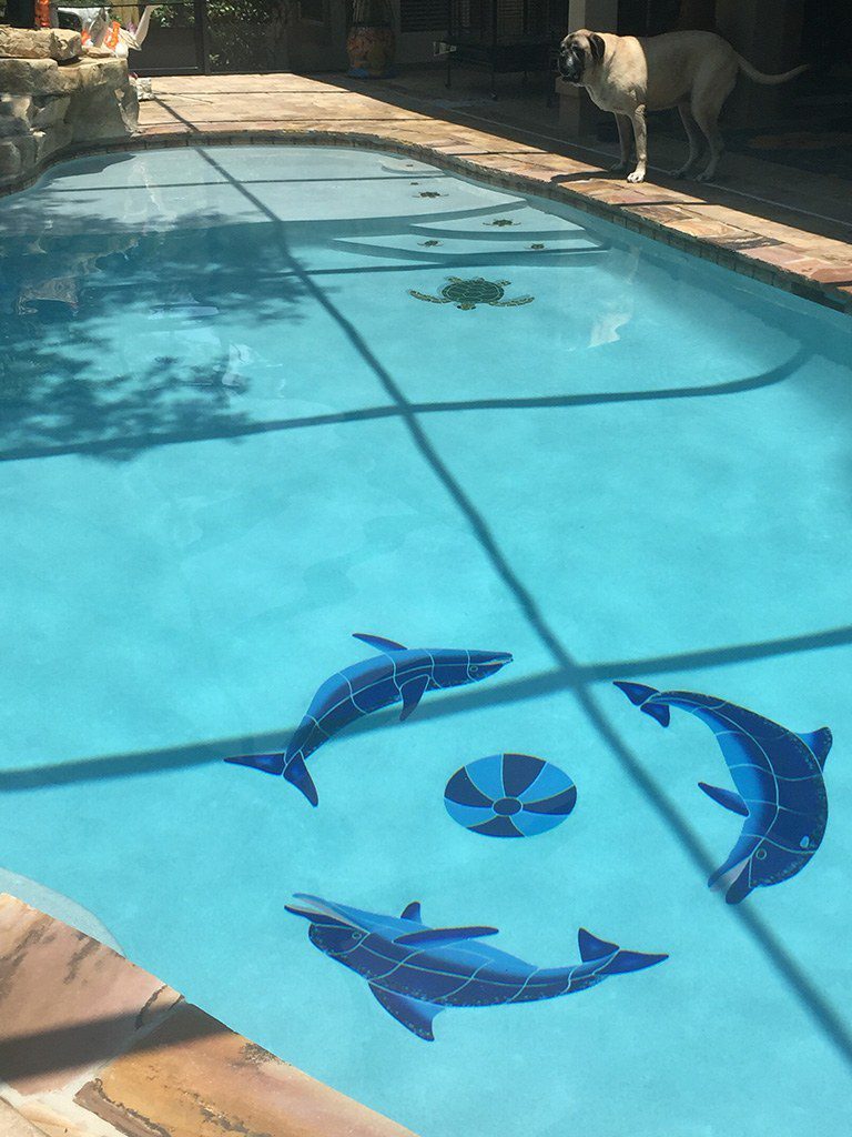 Inspiration Gallery - Blue Water Pool Mosaics